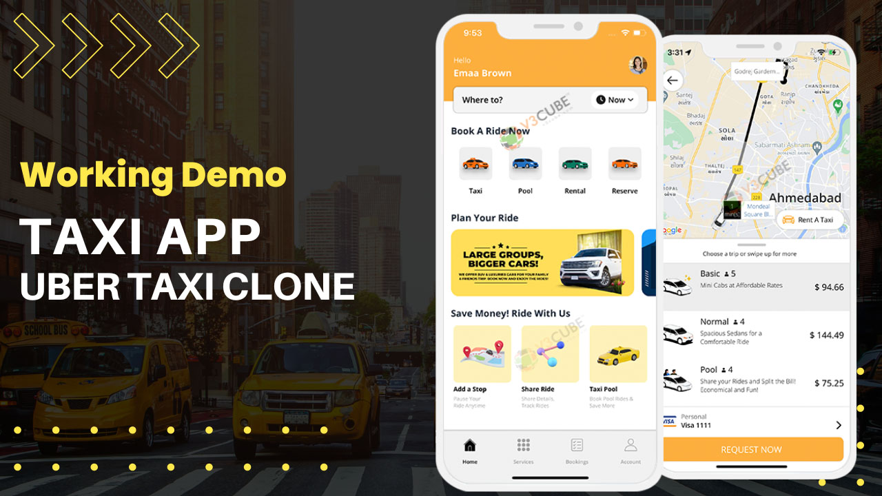 Uber Clone - Launch your Reliable Taxi App Faster